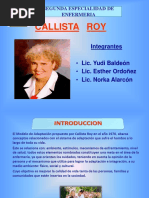 Teoría de Adaptación de Callista Roy | PDF | Adaptación | Comportamiento