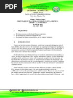 Parent Orientation Narrative Report | PDF | Teachers | Learning