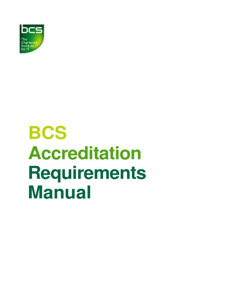 BCS Accreditation | PDF | License | Professional Certification