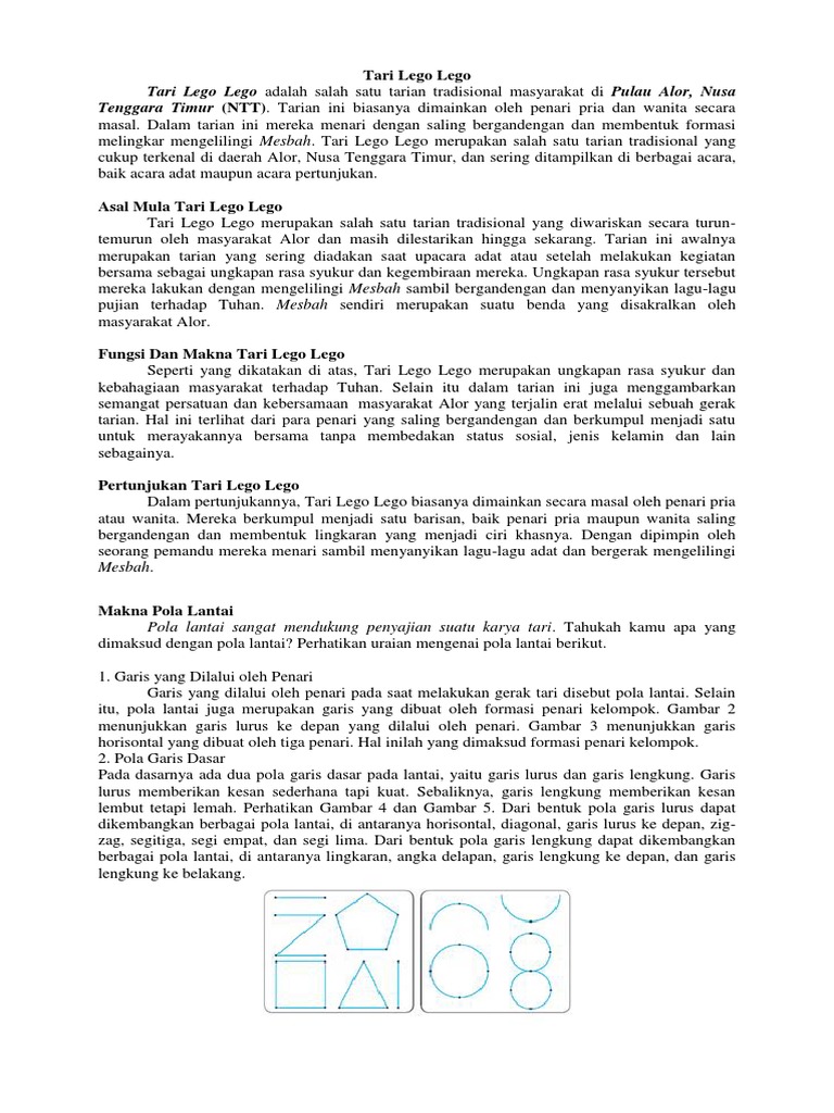 Tari Lego Lego | PDF