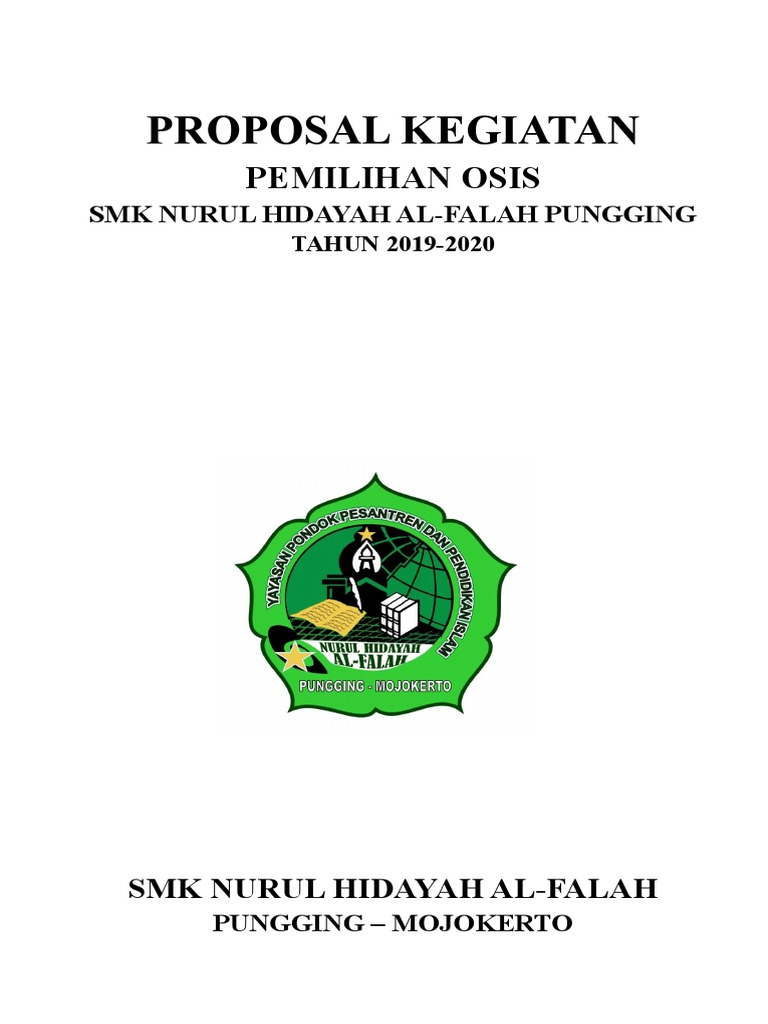 Contoh Proposal Pemilihan Osis | PDF