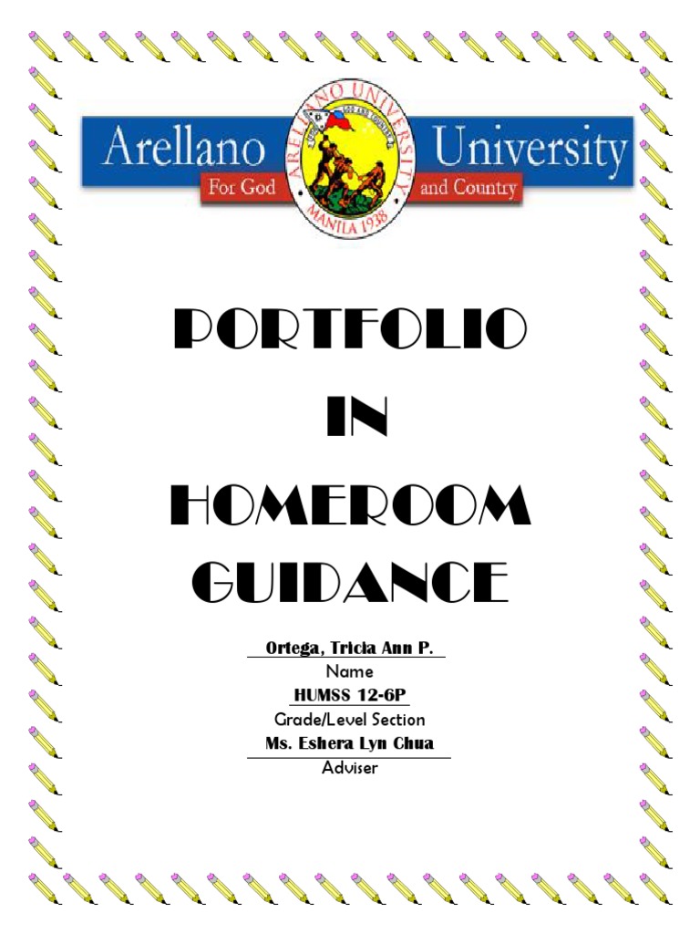 Portfolio IN Homeroom Guidance: Ortega, Tricia Ann P. HUMSS 12-6P Ms ...