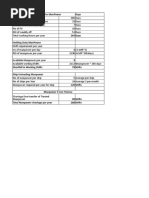 Capacity & Manpower Calculation | PDF | Electric Power | Electronics