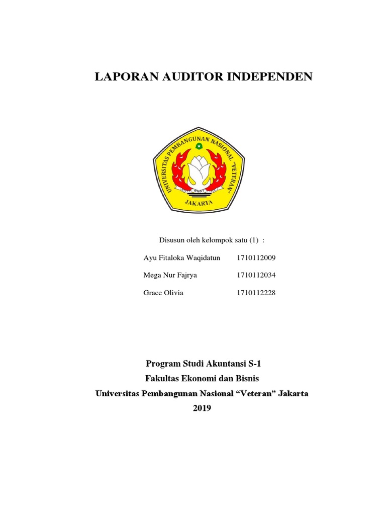 Makalah Kel.1 - Laporan Auditor | PDF