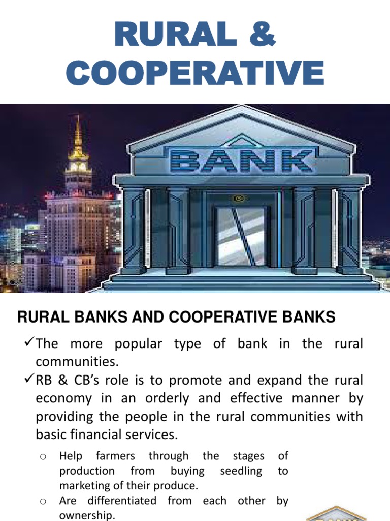 Rural Bank | PDF | Cooperative | Loans