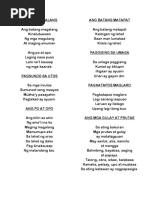 Ang Wika Ko Ni Rio Alma | PDF