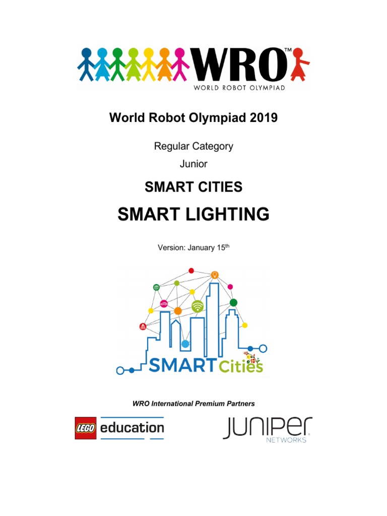 WRO 2019 Regular 03 Junior PDF | PDF | Yellow | Green