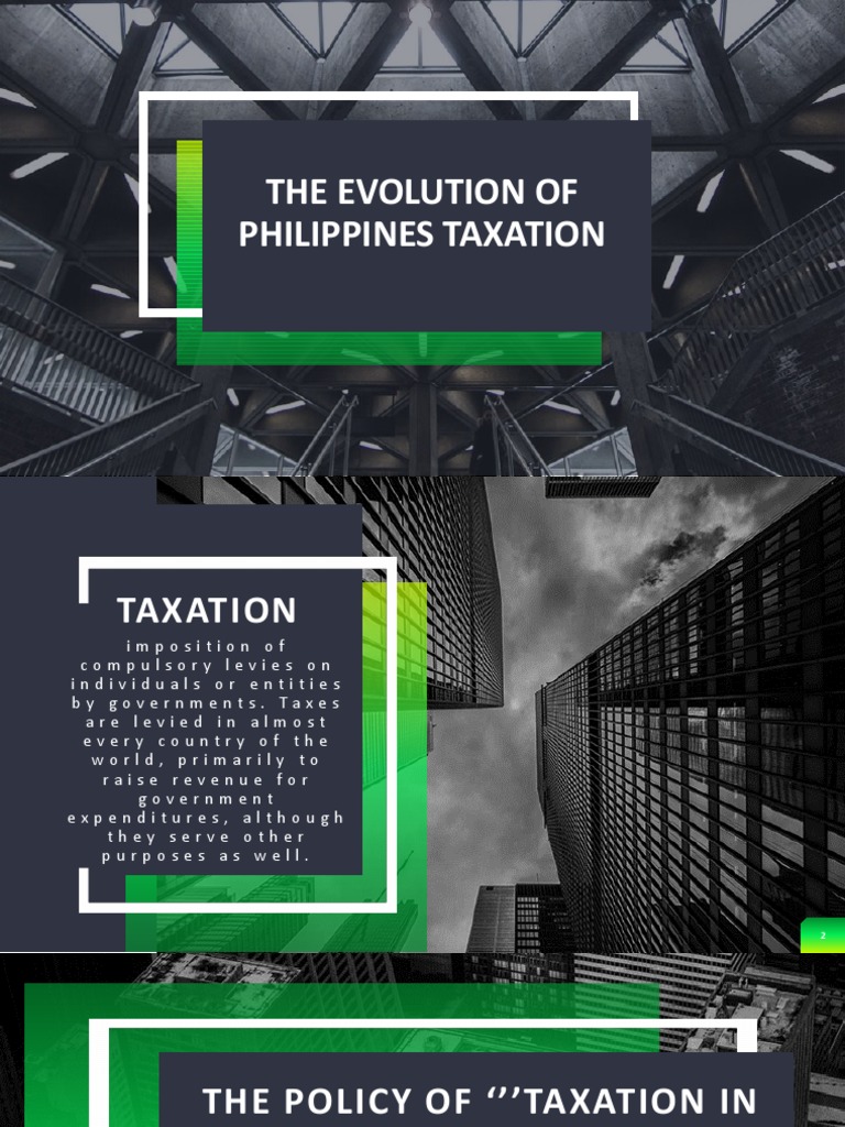 The Evolution of Phil Taxation | PDF | Taxes | Government