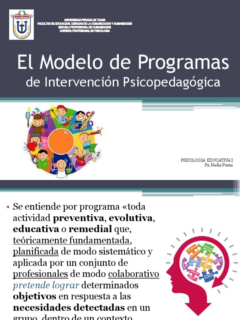 1 Modelo de Programas PDF | PDF | Aprendiendo estilos | Aprendizaje