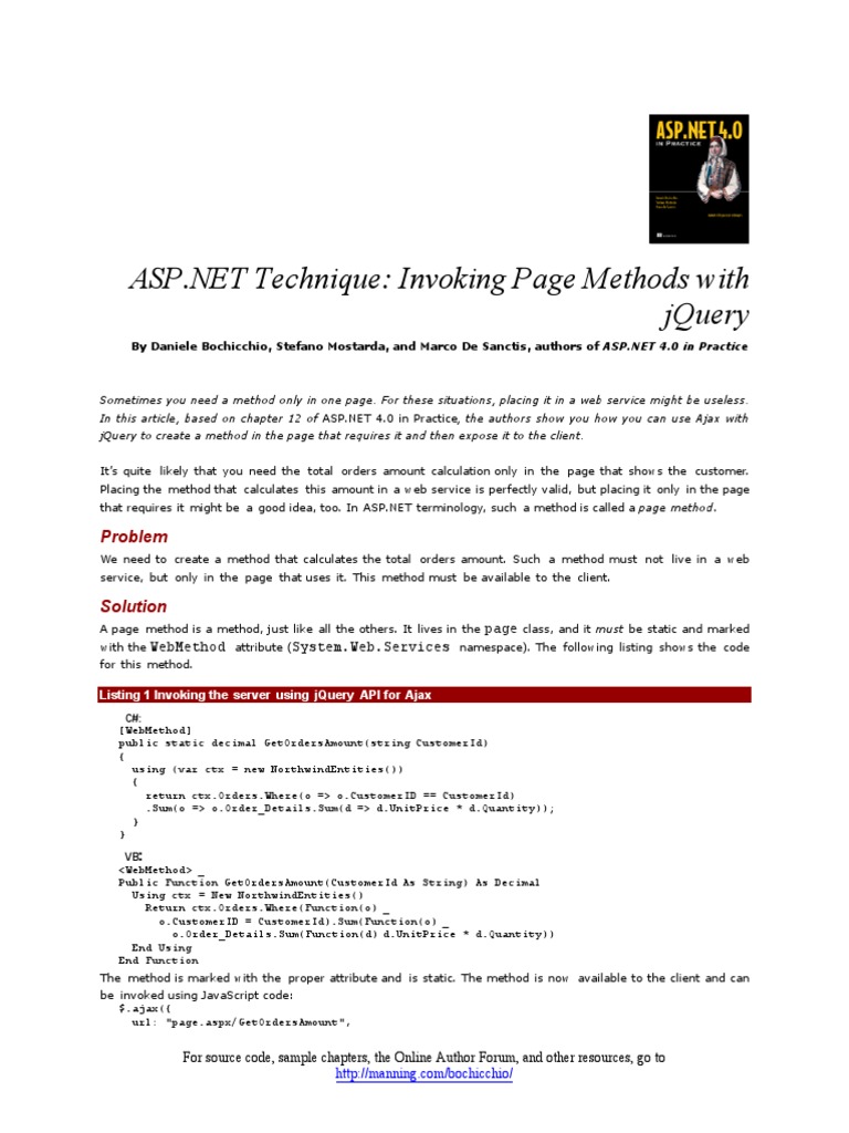 4 in Practice CH12 | PDF | Ajax (Programming) | J Query