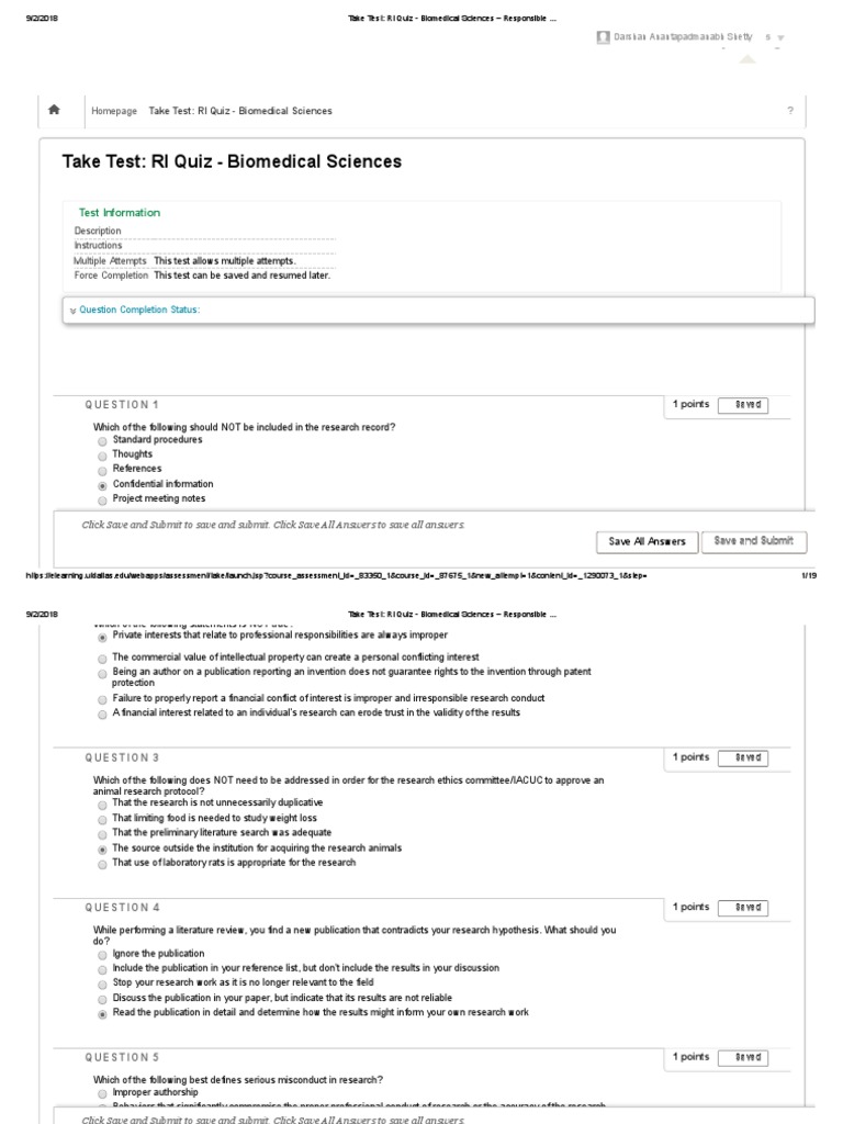 RI Test Attempt 3 | Science