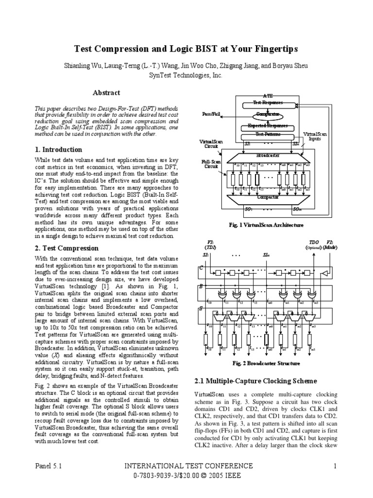 Test Compression Pdf Pdf Digital Technology Electrical Circuits