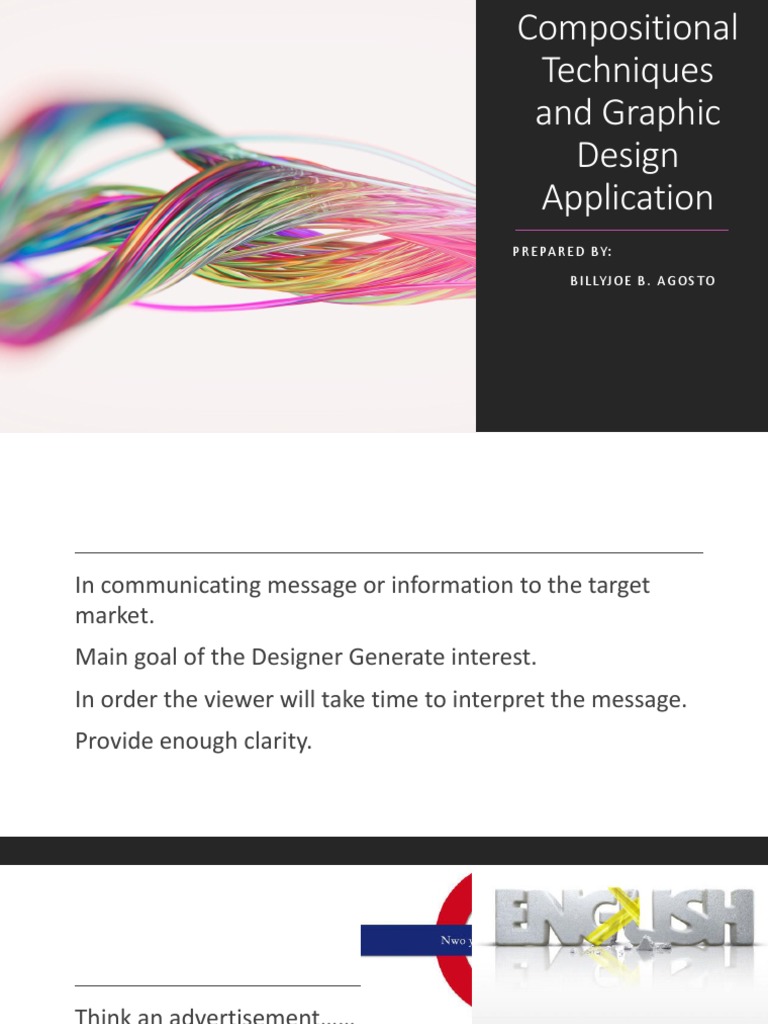 Compositional Techniques and Graphic Design Application | PDF | Graphic ...