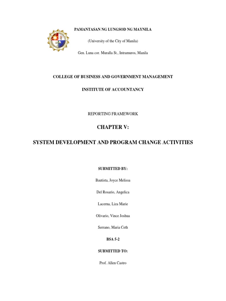 Auditing Systems Development and Program Change Activities | PDF | Computing | Business