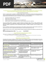 Public Service Continuity Plan | PDF | Risk Assessment | Risk