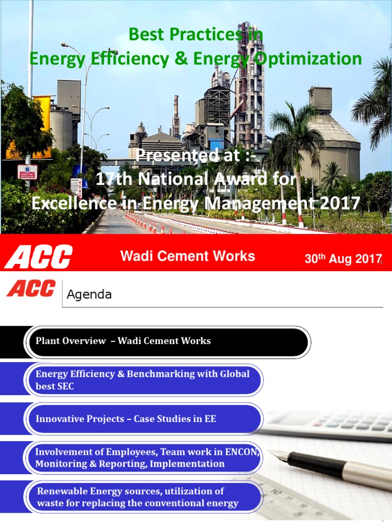 Wadi Cement Works: Energy Efficiency Insights | PDF | Energy ...
