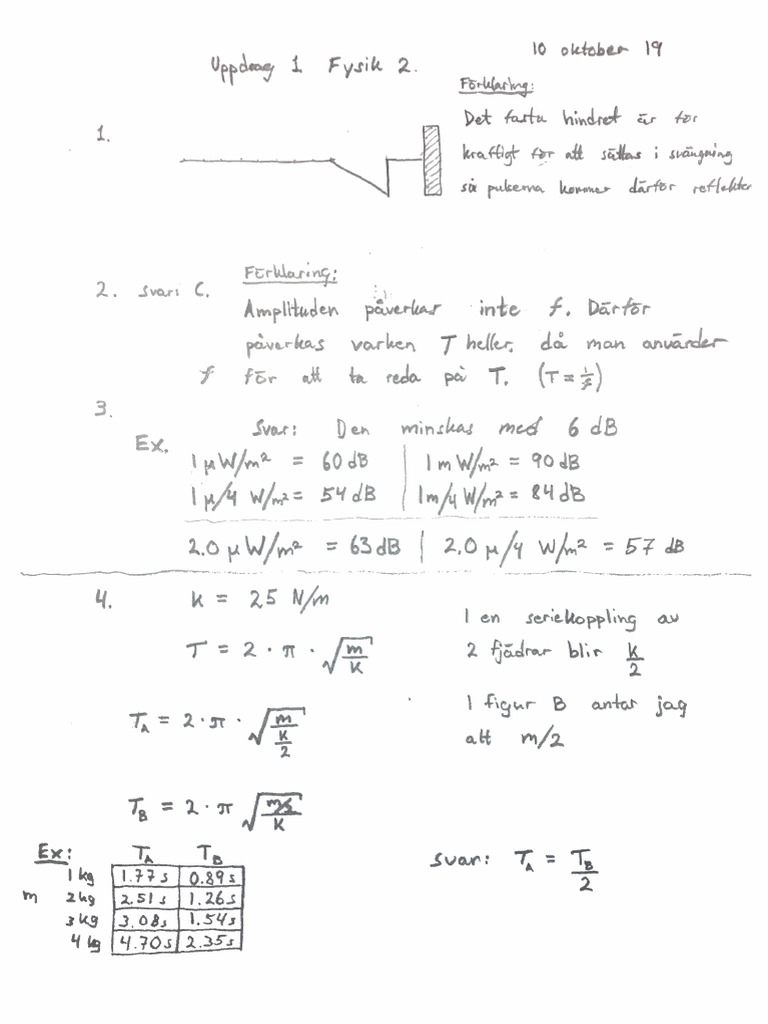 Hermods Uppdrag 1, Fysik 2 | PDF