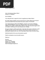 Korean Visa Application Cover Letter | PDF