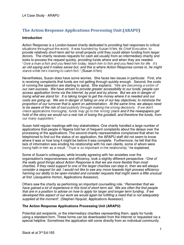 Arapu Case Study | Download Free PDF | Receipt | Internet