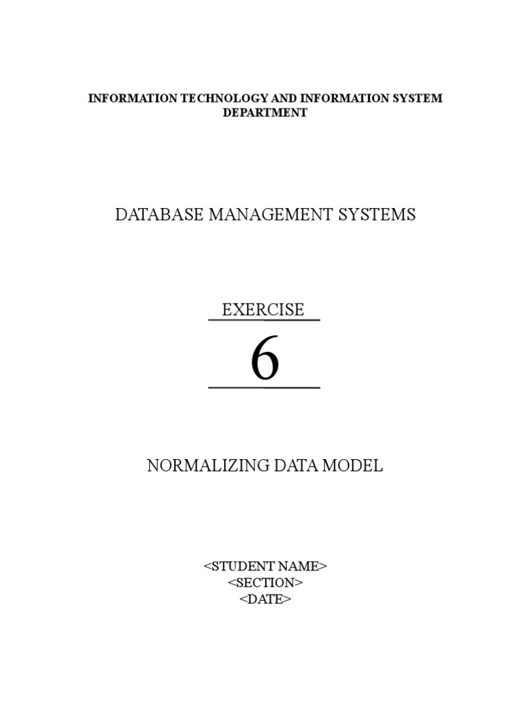 Normalizing Patient Visit Data to Third Normal Form | PDF | Information ...