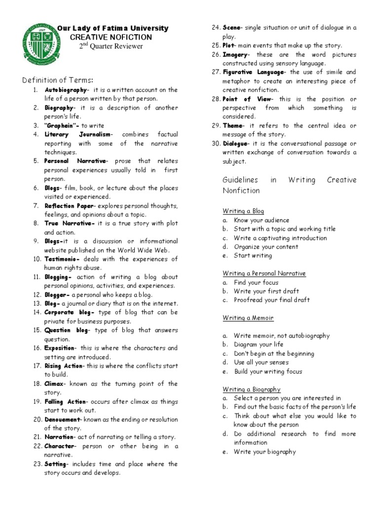 CNF Reviewer | PDF | Creative Nonfiction | Narrative