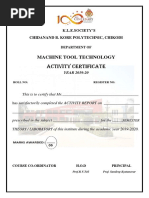 Lab Record Front Page and Certificate Sample | PDF