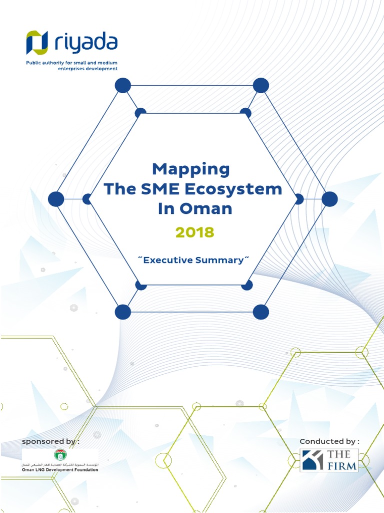 Mapping The SME Ecosystem in Oman 2018-En | PDF | Entrepreneurship ...