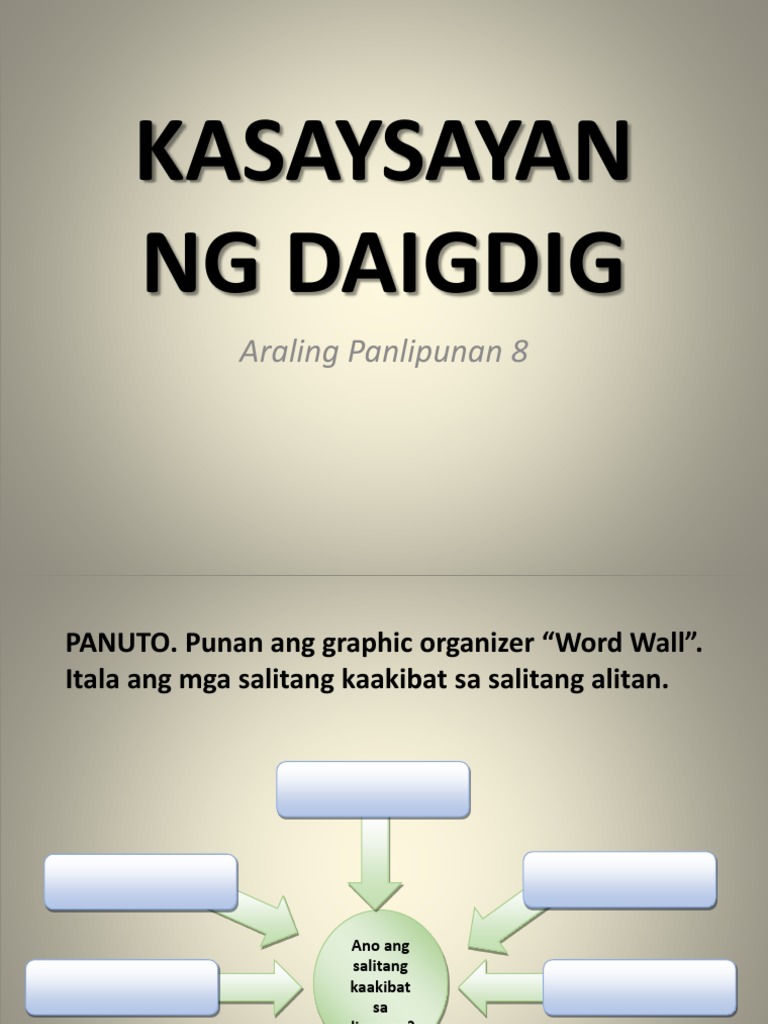 Unang Digmaan - Ap8 | PDF
