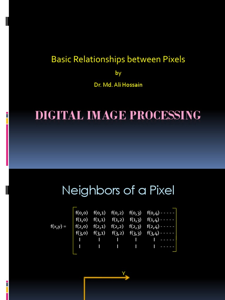Lecture 3 Pixel Relationship | PDF | Digital Signal Processing ...