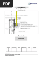 Aluminium Mullion Analysiss | PDF | Buckling | Bending