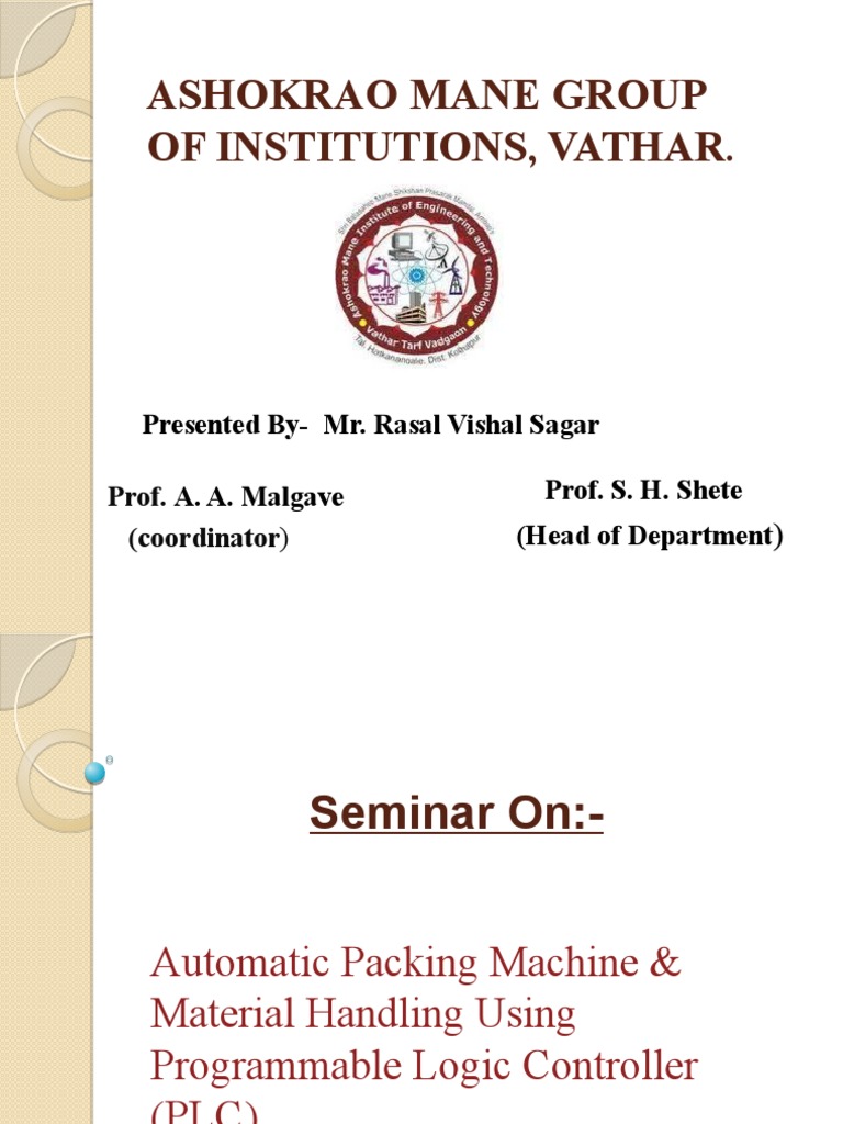 PLC-Based Automatic Packing System | PDF