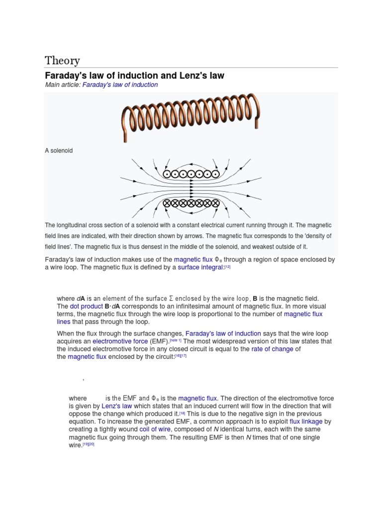 Faraday's Law of Induction and Its Wide-Ranging Applications in ...