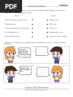 Salitang Magkatugma Worksheet | PDF