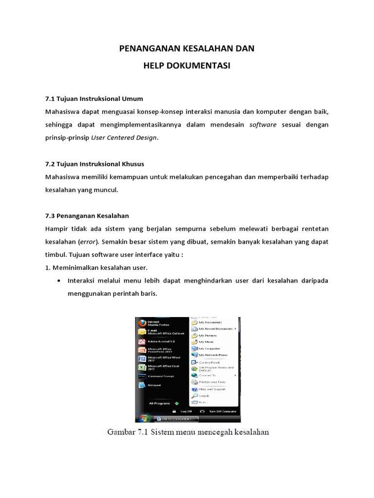 IMK 8 - Penanganan Dan Help Komunikasi | PDF