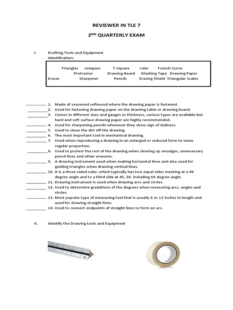 Reviewer in Tle 7 2 Quarterly Exam | PDF | Teaching Methods & Materials ...