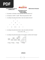 Timo Practice Paper I p3 | PDF | Numbers | Fraction (Mathematics)