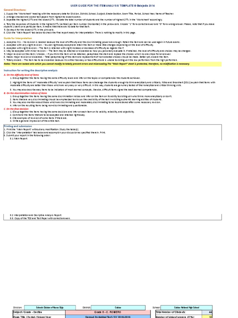 Grade 8 C. ROMERO 2nd | Download Free PDF | Test (Assessment ...