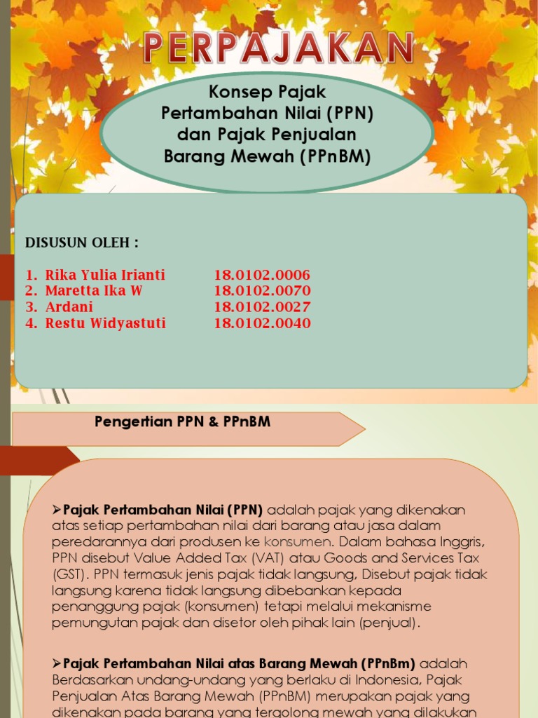 PPN & PPnBM: Konsep dan Mekanisme | PDF