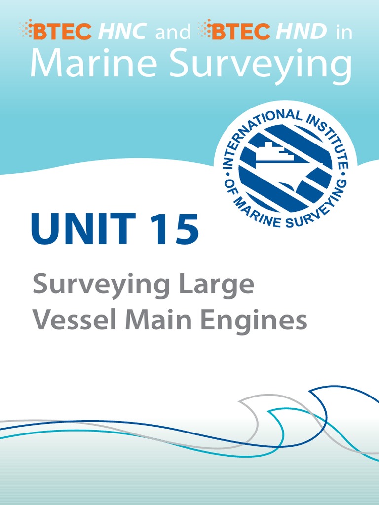 Surveying Large Vessel Main Engine | PDF | Fuel Cell | Steam Engine