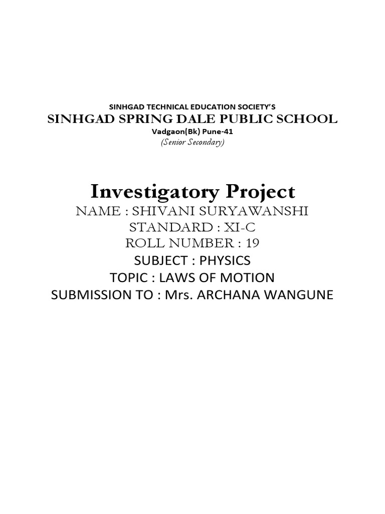 Investigatory Project | PDF