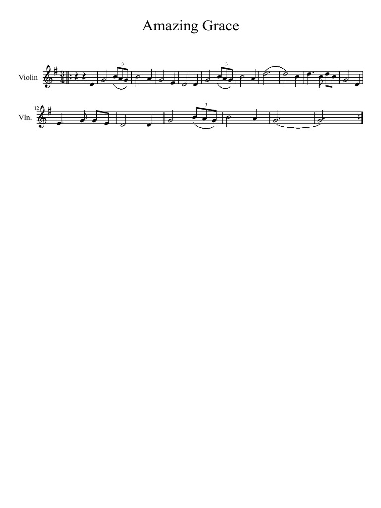 Amazing - Grace - G PDF | PDF