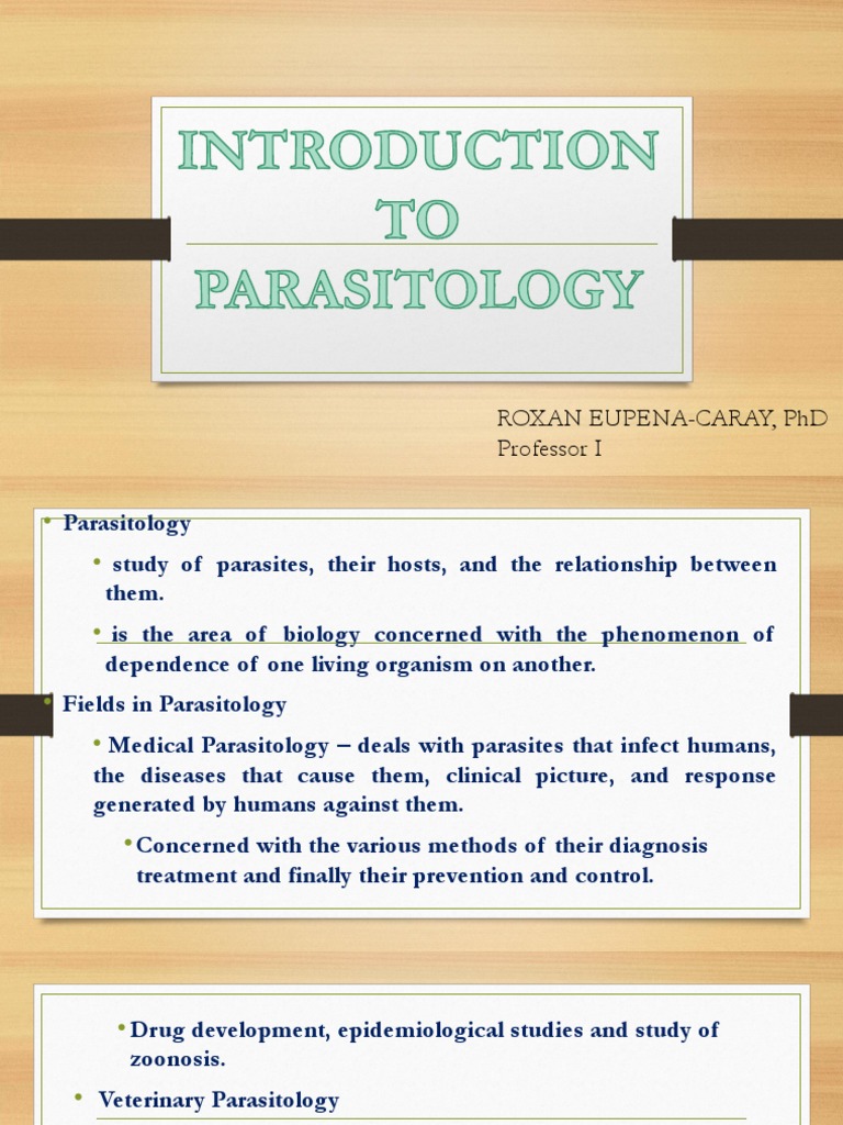 Parasitology | Download Free PDF | Parasitology | Parasitism