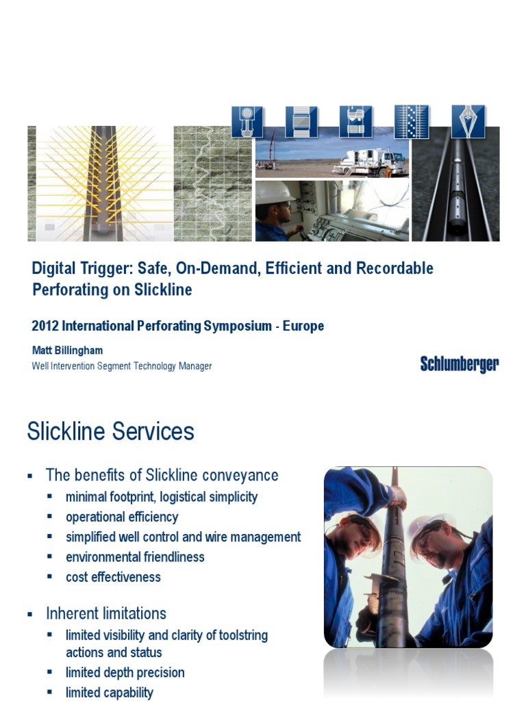 Digital Slickline Perforating Innovations | PDF | Pressure | Nature