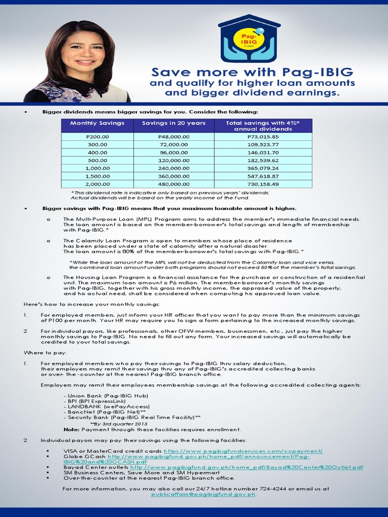 Save More With Pag-IBIG Fund Pop PDF | PDF
