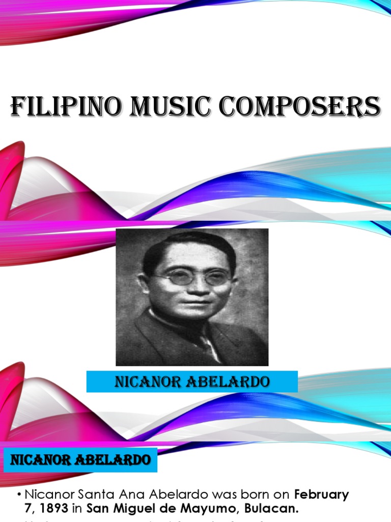 Prominent Filipino Music Composers | PDF | Performing Arts | Entertainment