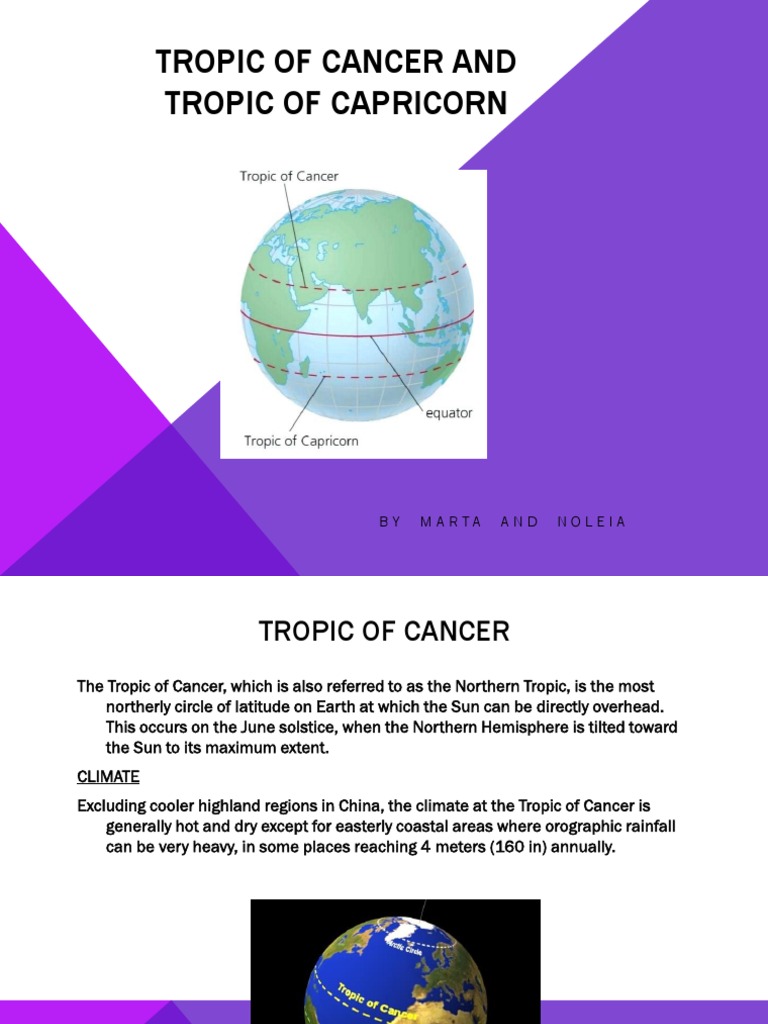 Tropic of Cancer and Capricorn Overview | PDF | Social Science | Young ...