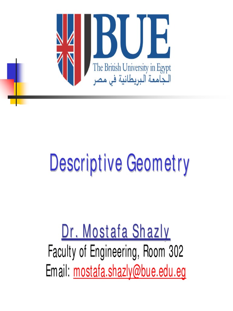 Descriptive Geometry PDF | PDF | Shape | Geometry