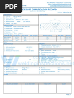 WPS Format For ISO 15614-1 PQR | PDF | Welding | Construction