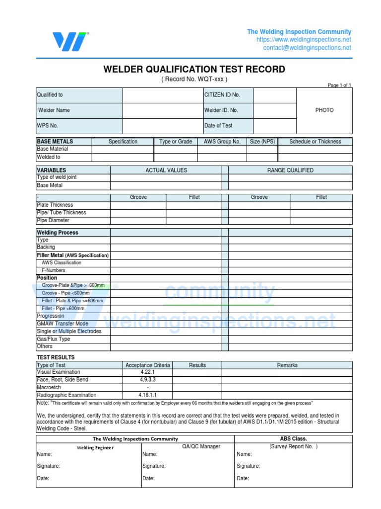 WPS Format For AWS D1.1 - Welder | PDF | Pipe (Fluid Conveyance) | Welding
