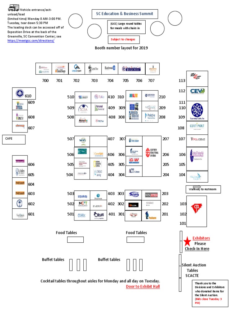 EBS 2019 Booth Layout | PDF
